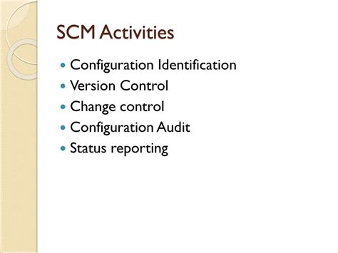 Software Configuration Management Scm Ppt Download