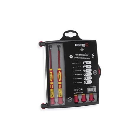JUEGO DESTORNILLADORES PRECISION MM PZAS VDE