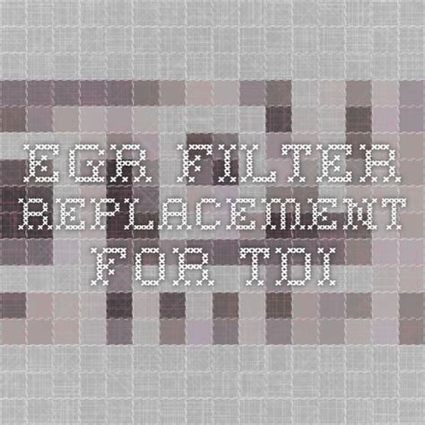 Intermittent P0401 Egr Code Page 4 Tdi Vw Tdi Coding