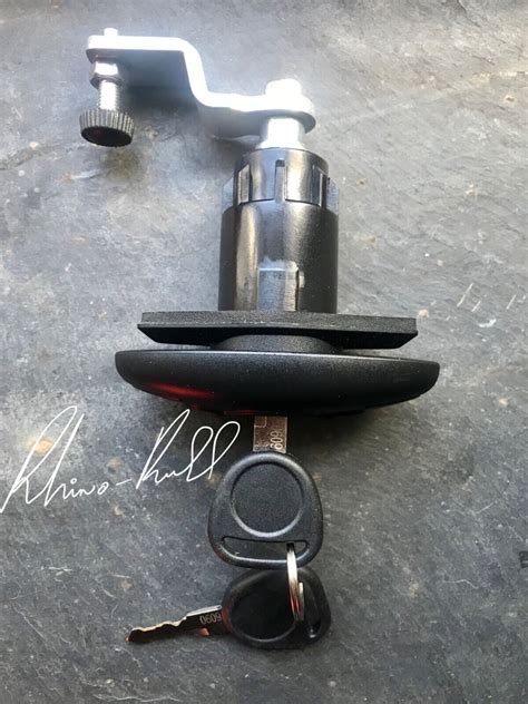 Black Axis Oval Locker Door Catch Latch Lock Caravan Motorhome Boat