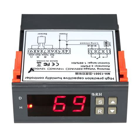 Termostato Irfora Kkmoon Controlador Control De Humedad Del Aire