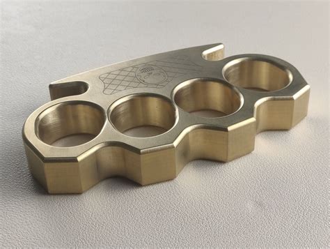 Solid Precision Brass Knuckle Duster Boxing Self Defense Four Finger