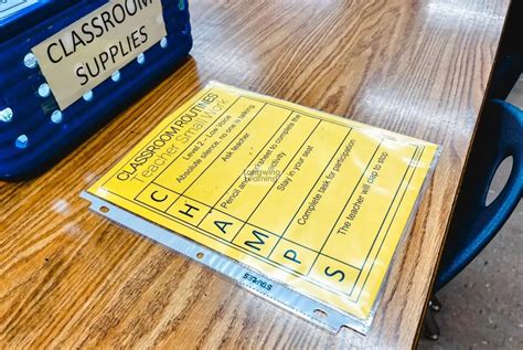 A Quick Guide To Champs A Classroom Management Strategy Longwing