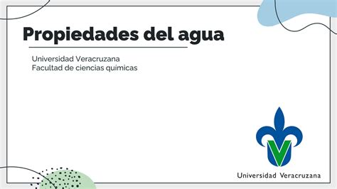 Solution Propiedades Del Agua Studypool