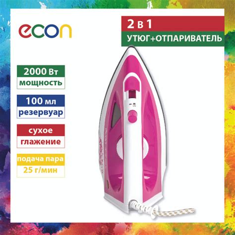 Утюг ECON ECO-BI2001 Керамическое покрытие - купить по выгодной цене в ...