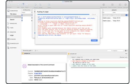 make a conflict git tutorial nulab