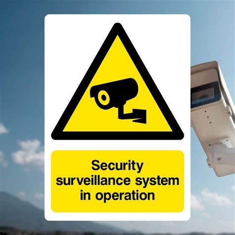 Security Surveillance Signs 24 Hour Video Surveillance Outdoor Sign