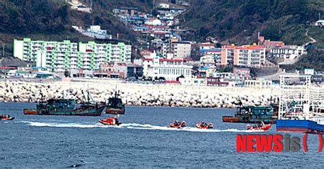 동해해양안전본부 울릉도 피항 中어선 감시경비 강화