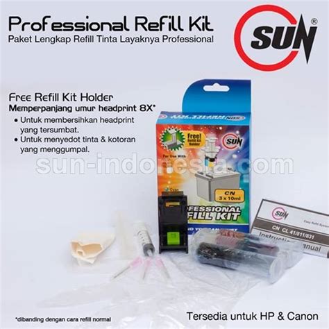 Refill Kit Toolkit Refill Kit Refill Kit Hp Colour Sun Indonesia Sun Paper