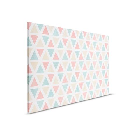 Canvas Graphic Pattern Colourful Triangles Dd126661
