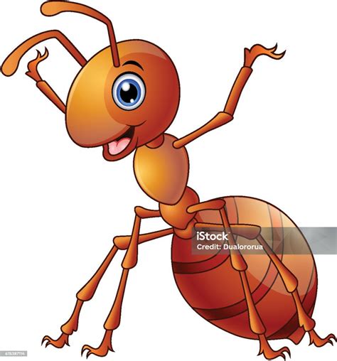 Ant 말풍선이 있는 귀여운 갈고리 발톱에 대한 스톡 벡터 아트 및 기타 이미지 갈고리 발톱 갈색 개미 Istock
