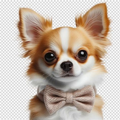 Premium Psd A Dog Wearing A Bow Tie With A Bow Tie
