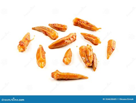 Stewed Okra Cooked Bamya Fruits Isolated Traditional Asian Dish Bamia In Red Sauce Okra Stew