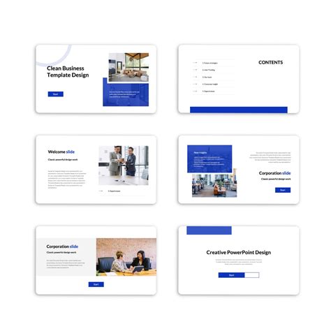 Interior Project Photo Layout PowerPoint Template Original And High Quality PowerPoint Templates