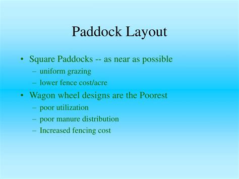 Ppt Paddock Layout And Design Powerpoint Presentation Free Download