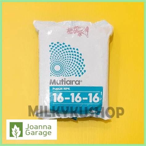 Jual Pupuk Meroke Npk Mutiara 16 16 16 Kemasan Pabrik 1 Kg Shopee