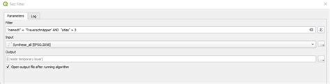 Using Filter Expression In Qgis Modeler Geographic Information