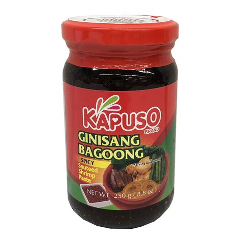 Kapuso Sauteed Shrimp Paste Ginisang Bagoong Spicy 8oz Sauteed