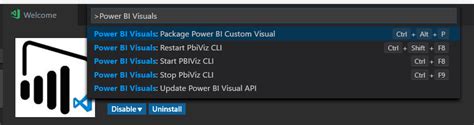 VSCode Extension For Power BI Custom Visuals Azure BI