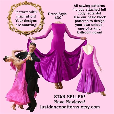 Ballroom Dance Dress Sewing Pattern Standard Ballroom Dance Dress