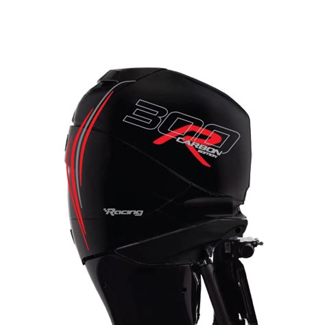 2017 Mercury Racing 300R Carbon Edition Verado Domed Decal Set