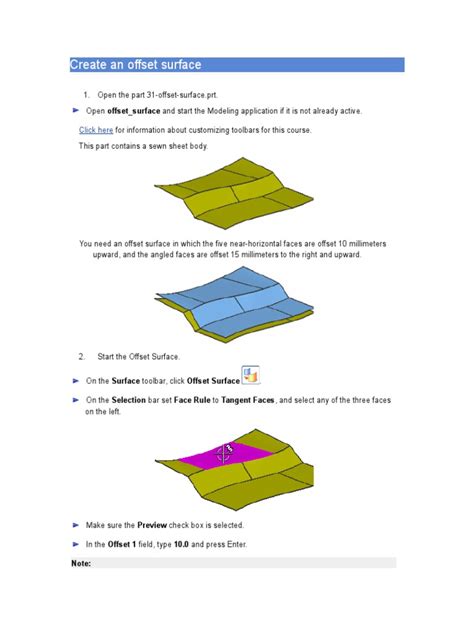 Create An Offset Surface Click Here Pdf