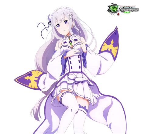 Rezeroemilia Mega Kawaiii Hd Render Ors Anime Renders