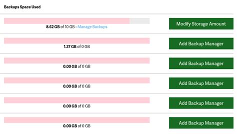 purchase backup manager inmotion hosting support