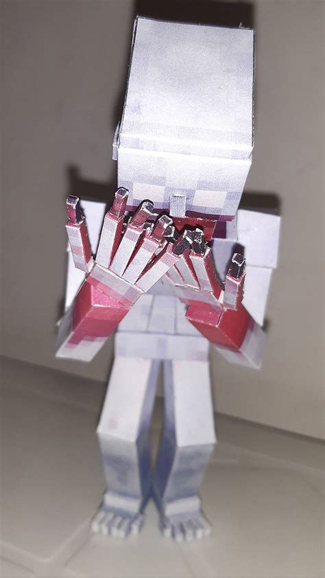 Scp 096 Pixel Papercraft