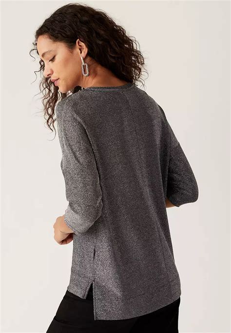 Jual Marks And Spencer Sparkly Round Neck Regular Fit Top Original 2025