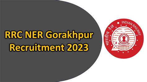 Rrc Ner Gorakhpur Recruitment 2023 Apply For 1104 Vacancies