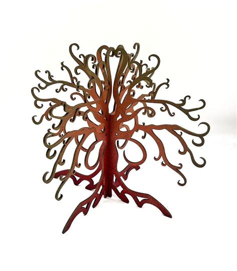 3d 4 Sided Tree Using 18 Mdf Made On A Glowforge Glowforge