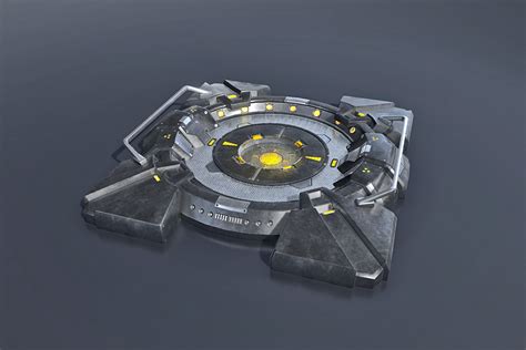 Sci Fi Platform Type A 3d Sci Fi Unity Asset Store