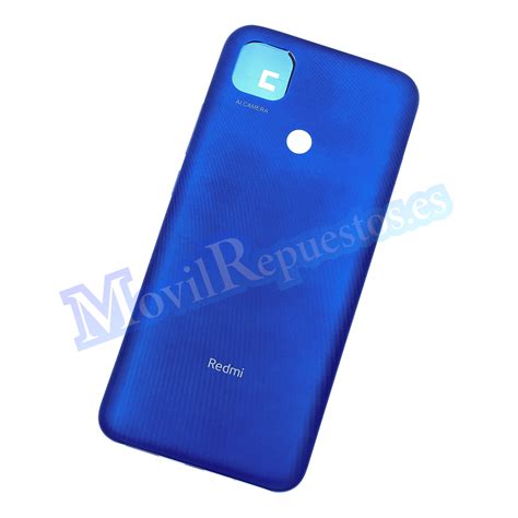 Tapa Trasera Para Xiaomi Redmi 9C Azul MovilRepuestos Es