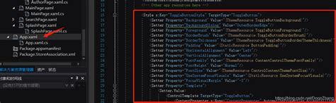 Uwp自定义togglebutton控件的样式 Csdn博客