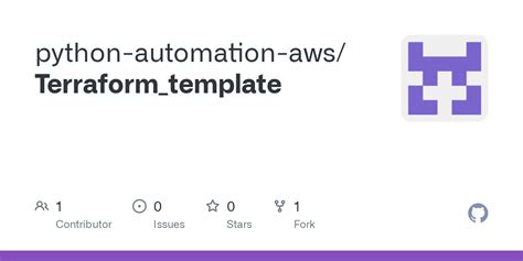 GitHub Python Automation Aws Terraform Template