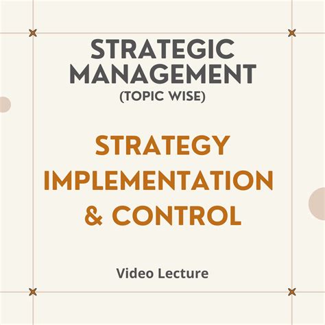 Strategy Implementation And Control StudyAtHome Org