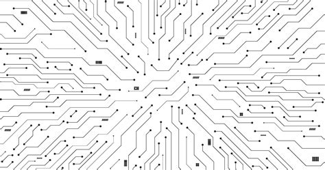 Modern Circuit Micro Data Network Path Lines Background Template 55692975 Vector Art At Vecteezy