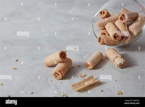 wafer rolls, wafer roll Stock Photo - Alamy