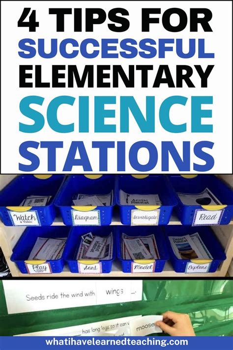4 Tips For Successful Elementary Science Stations