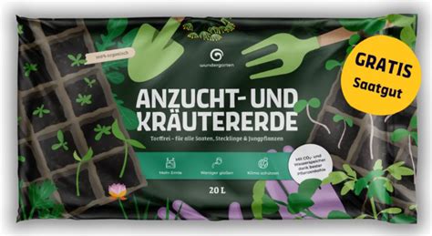 Anzucht Und Kräutererde 20 L Saatgut Geschenkt Wundergarten Shop