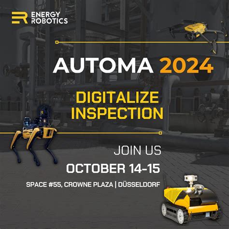 Automa2024 Robots Drones Industrialinspection Autonomoussolutions Innovation Safety