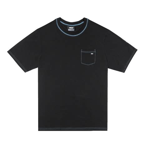 Pocket Tee Colored Black Loja Malloca