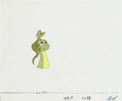 Dink The Little Dinosaur Production Animation Cel From Ruby Spears 198