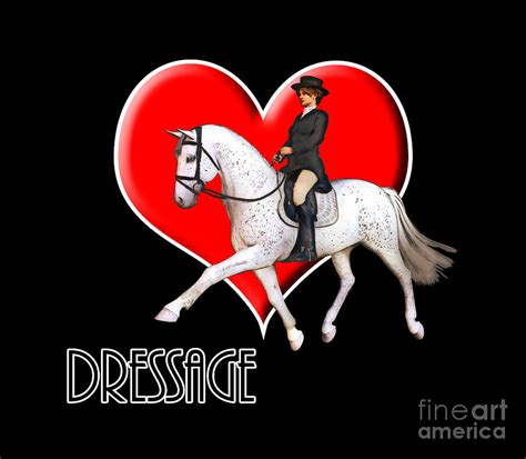 Dressage Rider Painting By Methune Hively Fine Art America