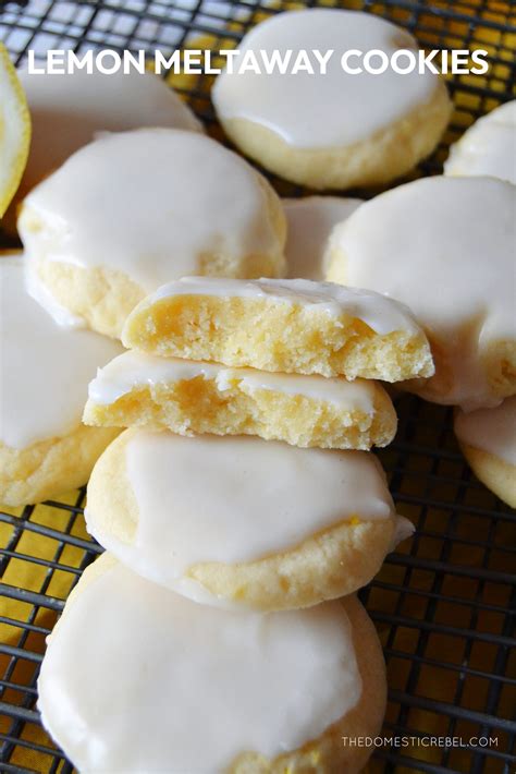 Lemon Meltaway Cookies The Domestic Rebel