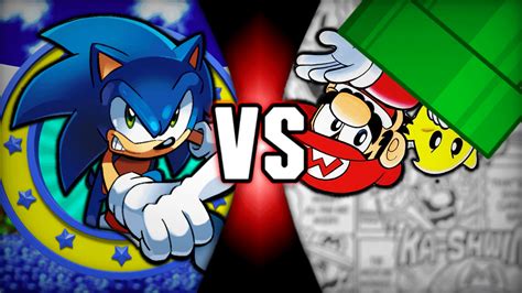 Archie Sonic Vs Mario Kun Sega Vs Nintendo Rdeathbattlematchups