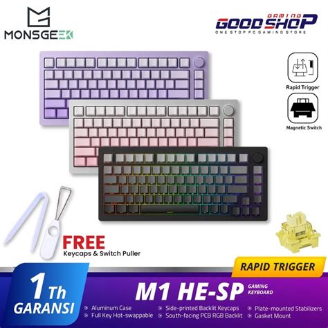 Jual Monsgeek M1 HE SP 75 Magnetic Switch Mechanical Keyboard Shopee Indonesia