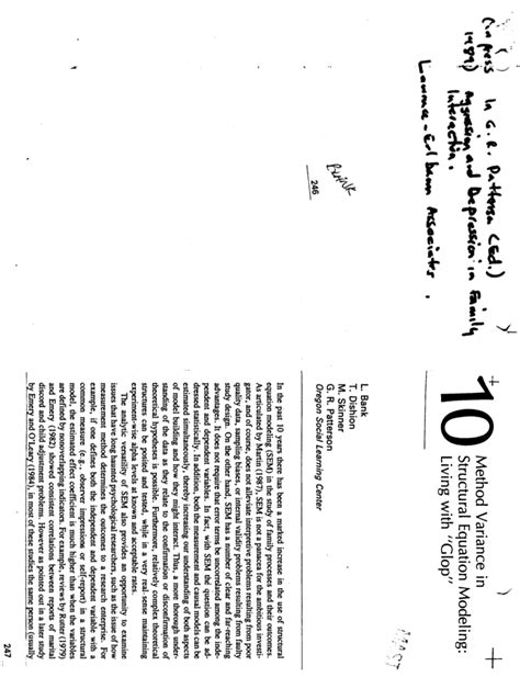 Pdf Method Variance In Structural Equation Modeling Living With Glop