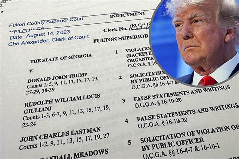 Trump 18 Allies Charged In Georgia Election Meddling